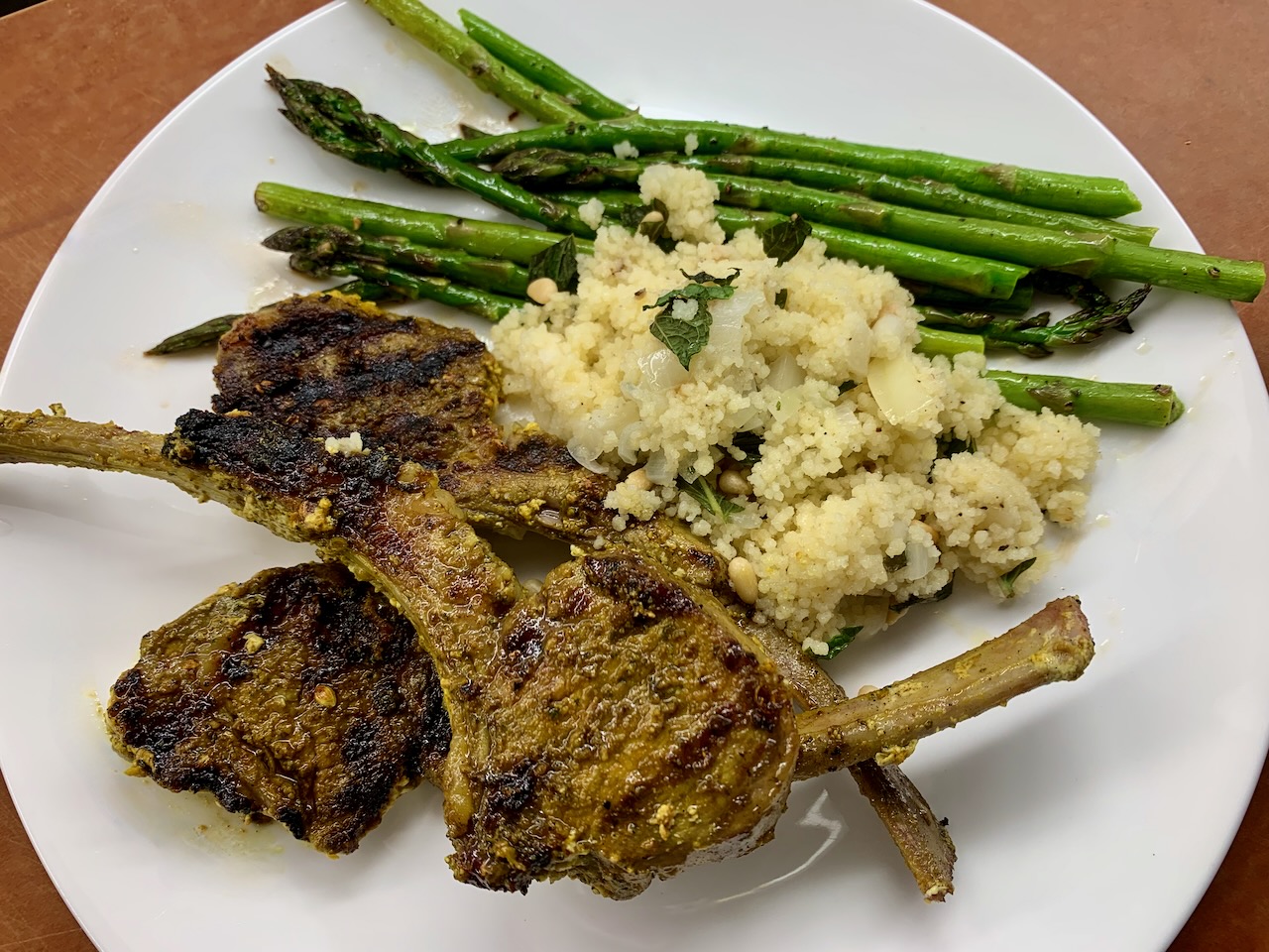 Moroccan Grilled Lamb Chops with Couscous | The Millstone