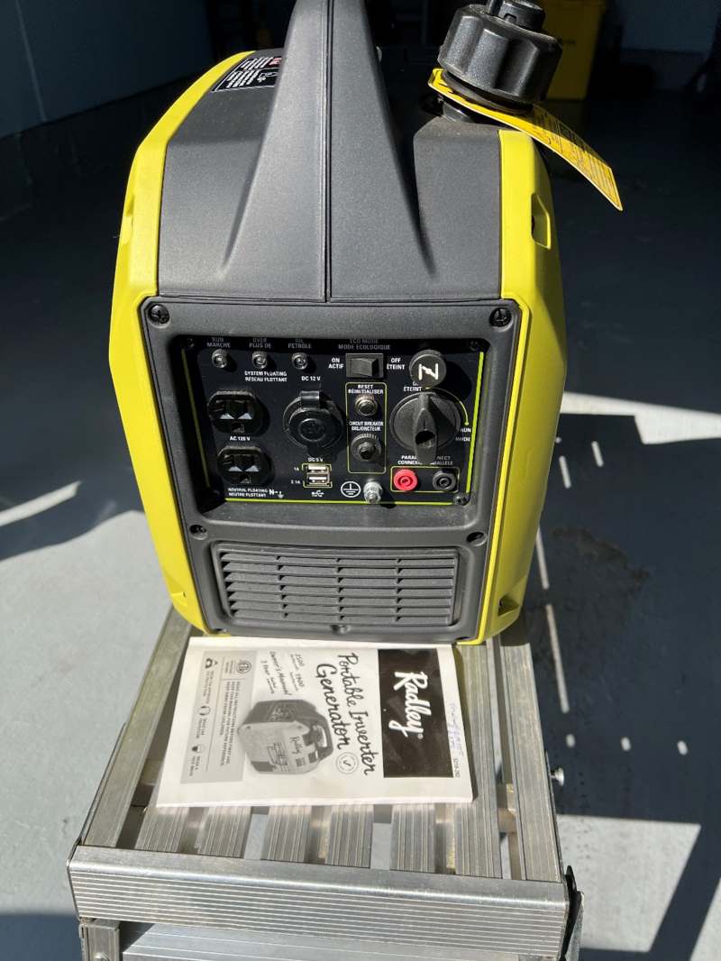 For Sale: 2500 Watt Radley portable inverter generator | The Millstone